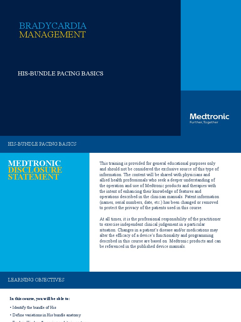 Medtronic HBP Basics ELearn | PDF | Artificial Cardiac Pacemaker | Heart