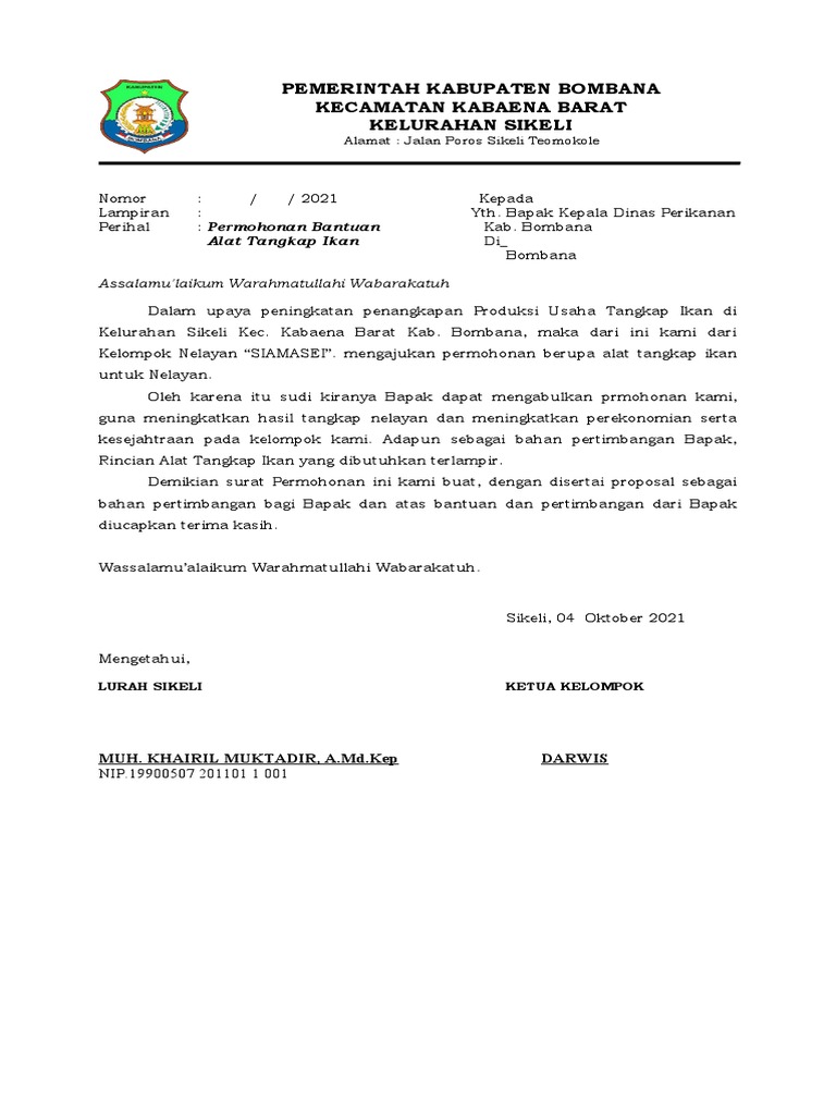 Contoh PROPOSAL NELAYAN | PDF