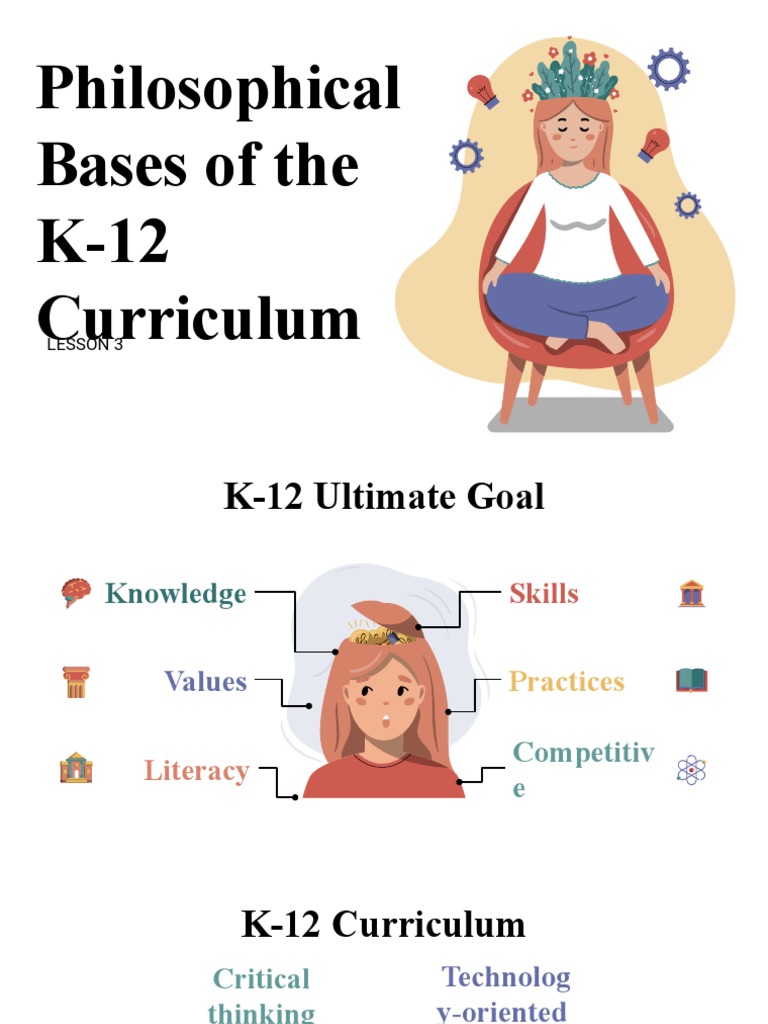 Philosophical Bases of The K-12 Curriculum | PDF