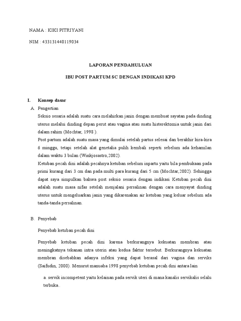LP Post SC KPD | PDF