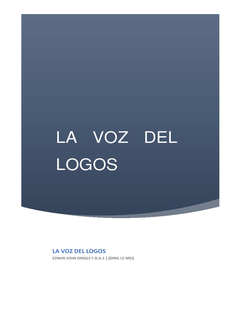 Voz de Logos | PDF | Vida | Verdad