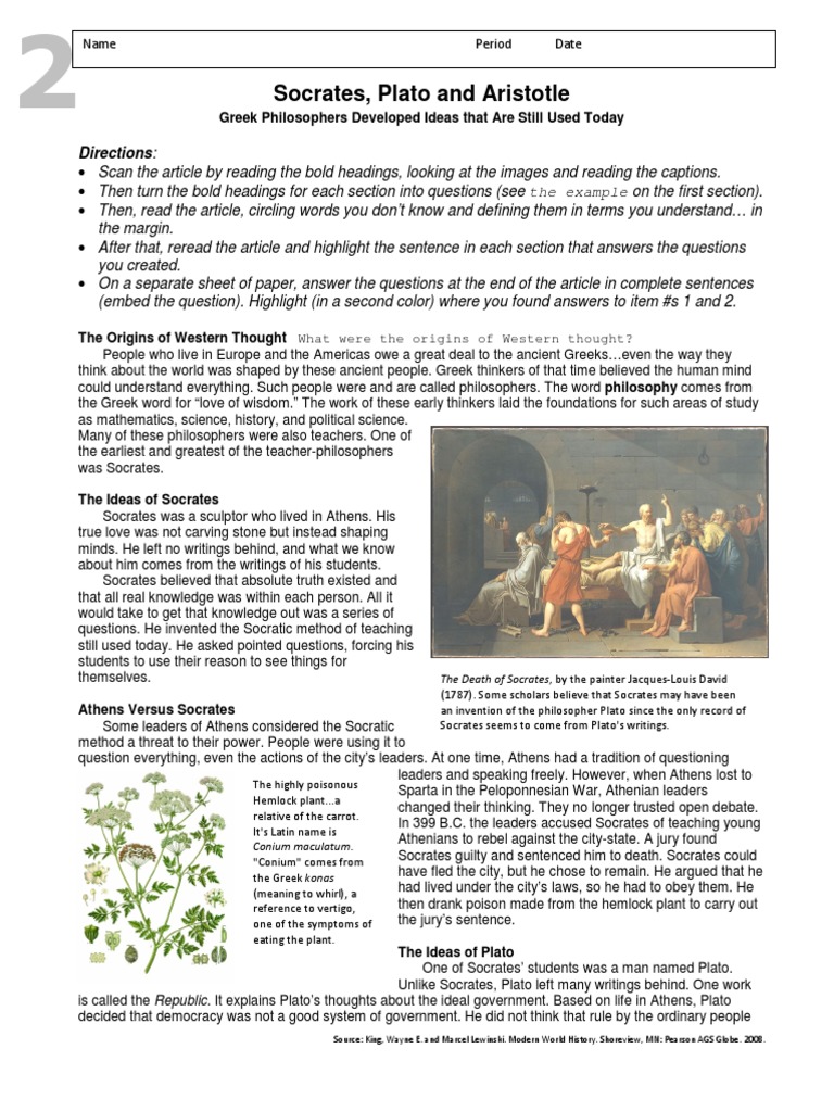 Socrates Plato Aristotle Reading | Download Free PDF | Socrates | Plato