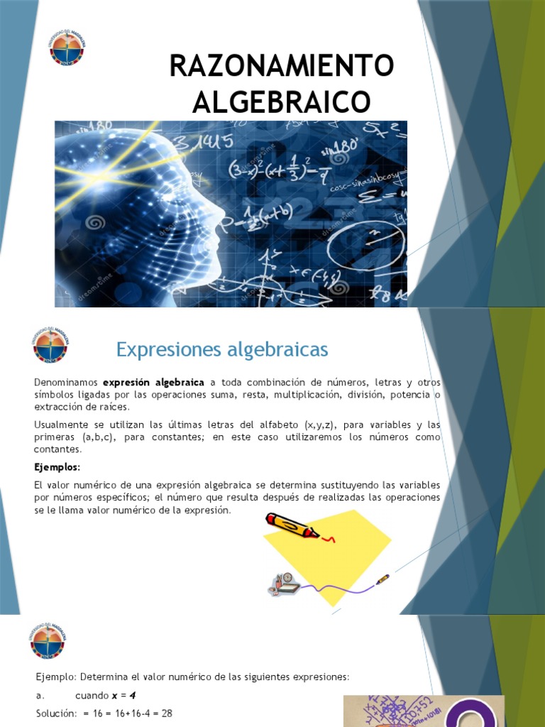 Razonamiento Algebraico | PDF | Ciencia computacional | Matemáticas De ...
