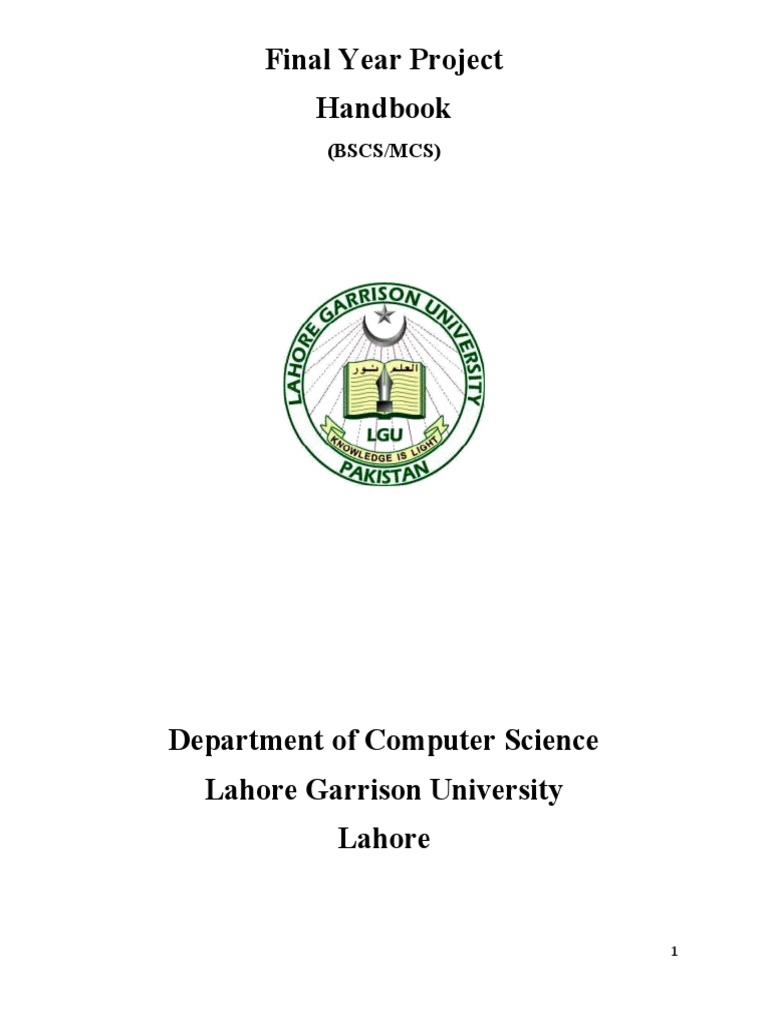 Final Year Project Handbook Updated 08-10-2021 | PDF | Engineering ...