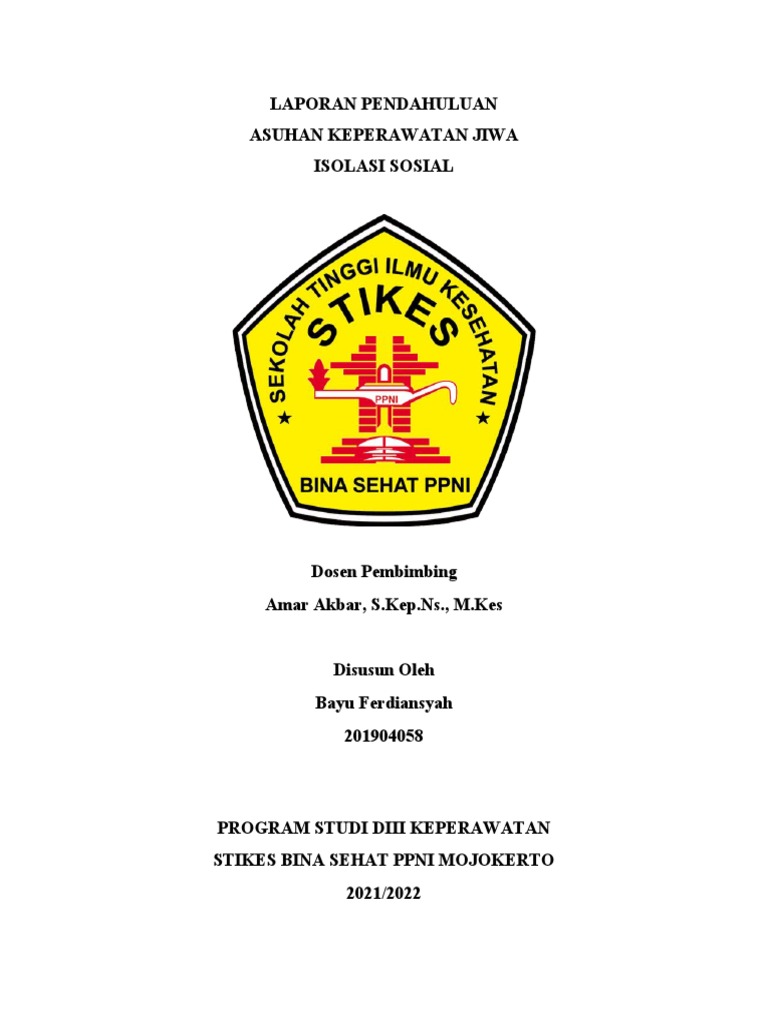 Isolasi Sosial | PDF Isolasi Sosial | PDF