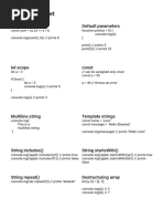 Dart For Flutter Cheat Sheet PDF | PDF | Constructor (Object Oriented ...