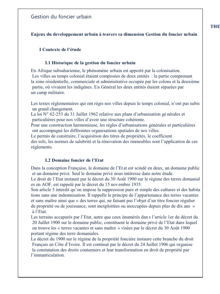 Texte Illisible | PDF | Urbanisation | Croissance économique