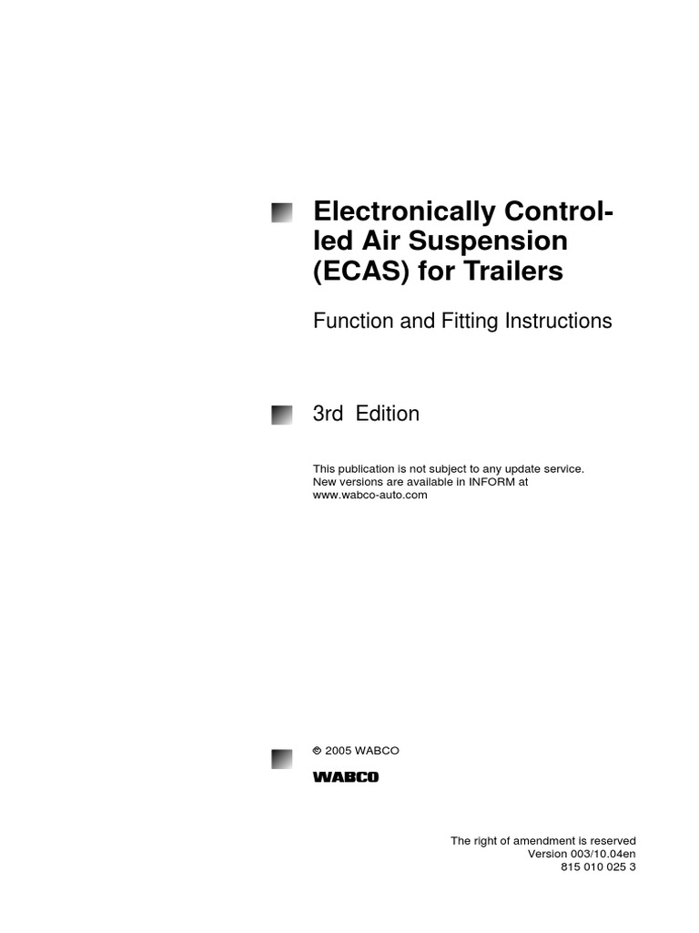 Ecas Przyczepy | PDF | Axle | Trailer (Vehicle)