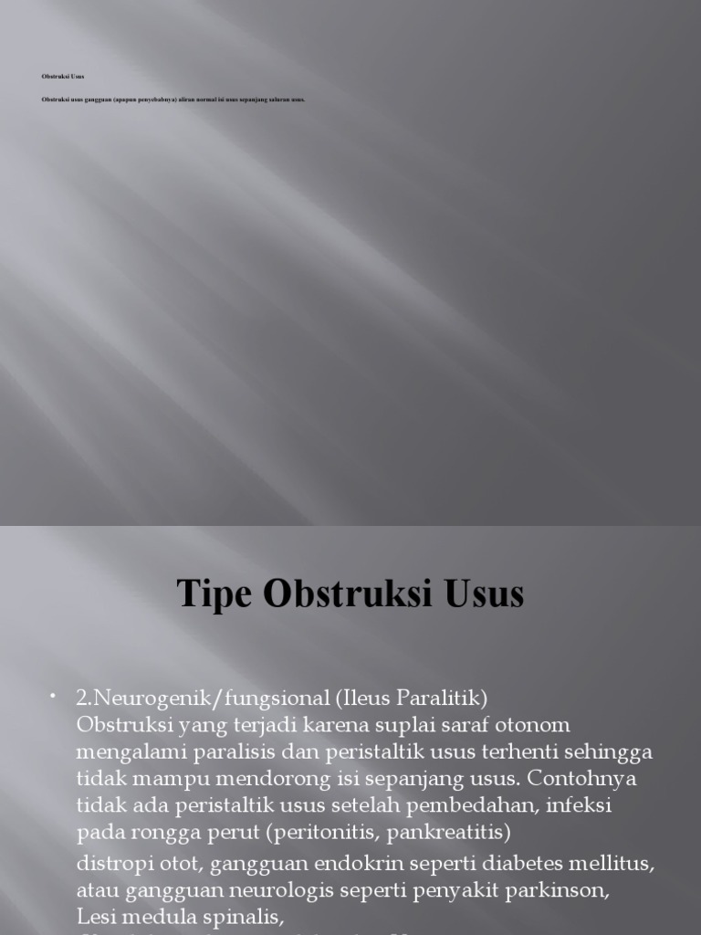 6.obstruksi Usus | PDF
