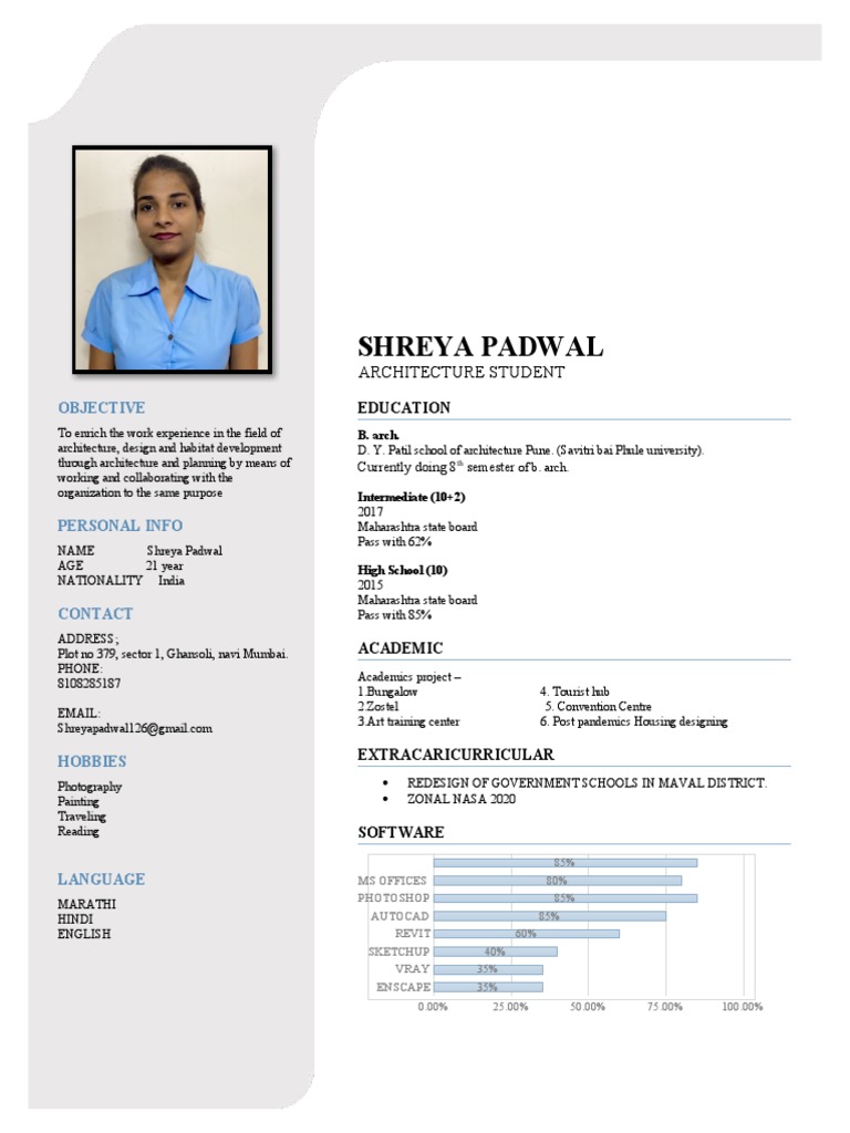 Architecture Student Resume | PDF