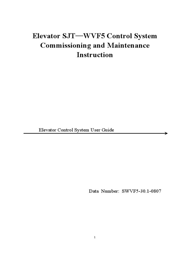 BL3000 | PDF | Elevator | Input/Output