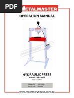 Hydraulic Press Safety Guidelines | PDF | Hammer | Mechanical Engineering