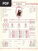 TOR Custom Character Sheet by Jez Gordon | PDF