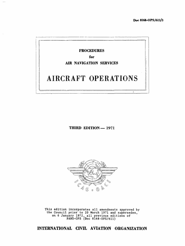 PANS-OPS Procedures for Aviation | PDF | Atmospheric Pressure ...