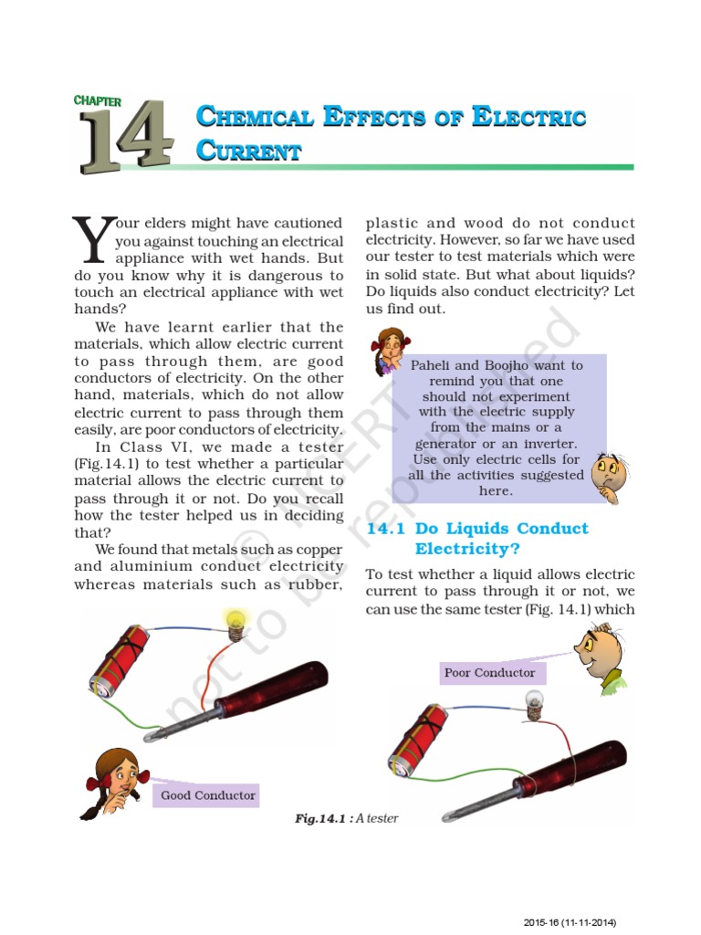 Chemical Effects of Electrical Current Textbook | PDF | Corrosion | Rust