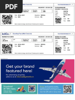 Sample IndiGo Ticket | PDF