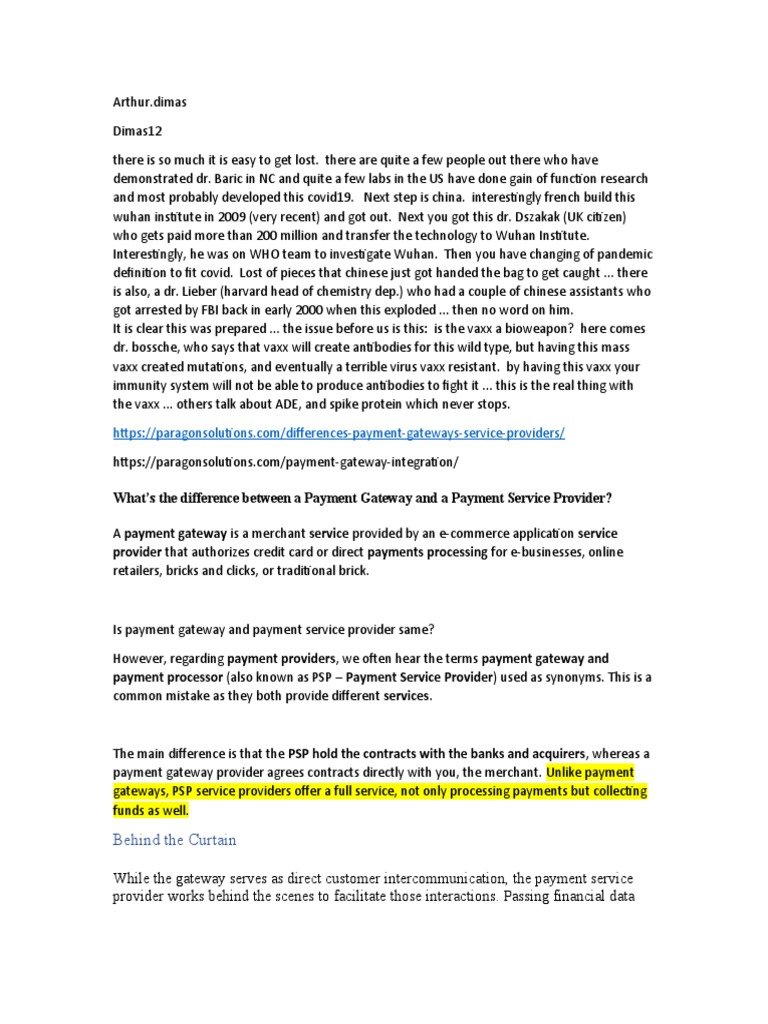 Payment Gateway PSP Aggregator | PDF | Payments | Financial Transaction