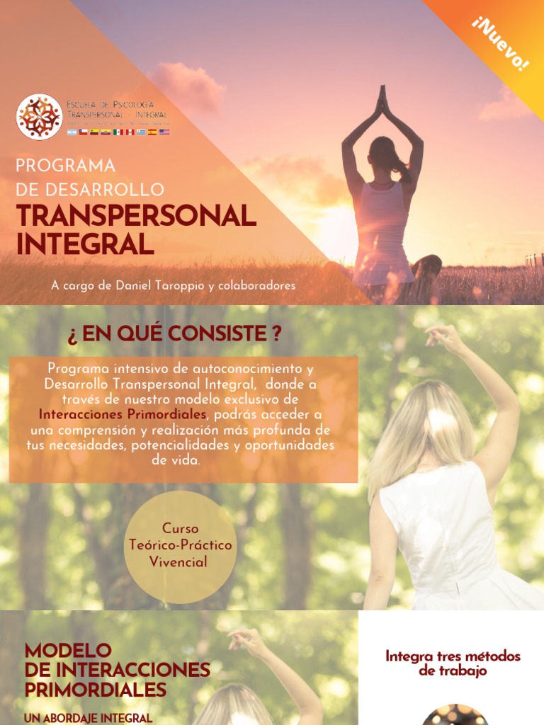 Programa de Desarrollo Transpersonal-Integral | PDF | Lingüística | Ciencias del comportamiento
