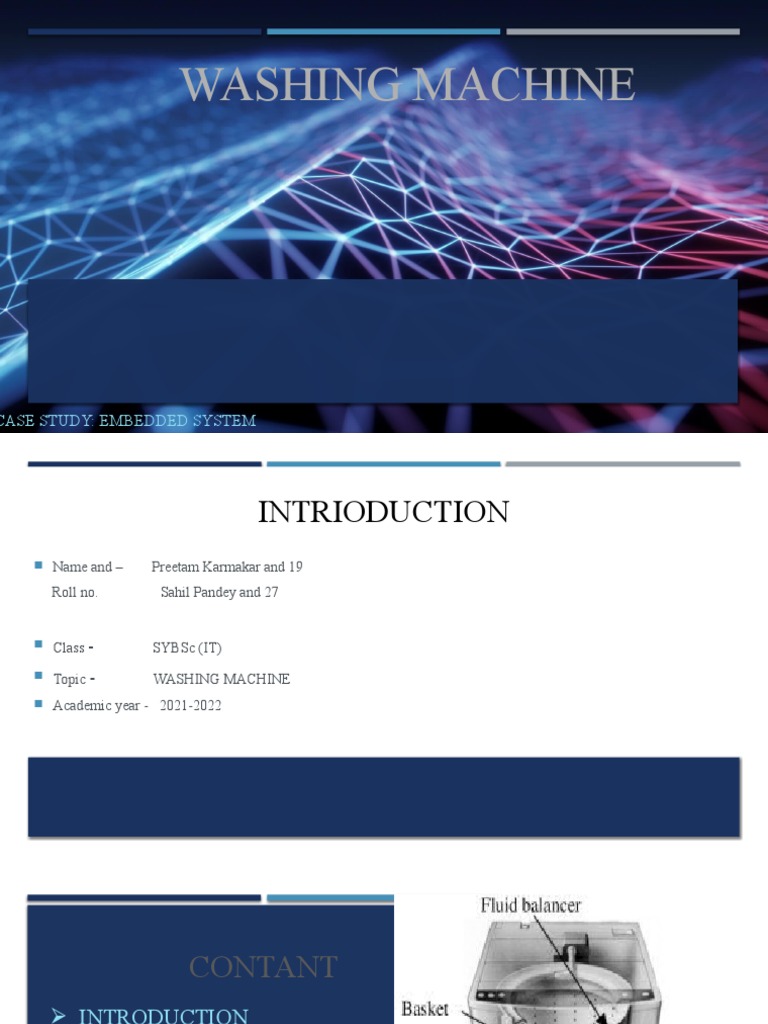 Washing Machine | PDF | Washing Machine | Mechanical Engineering