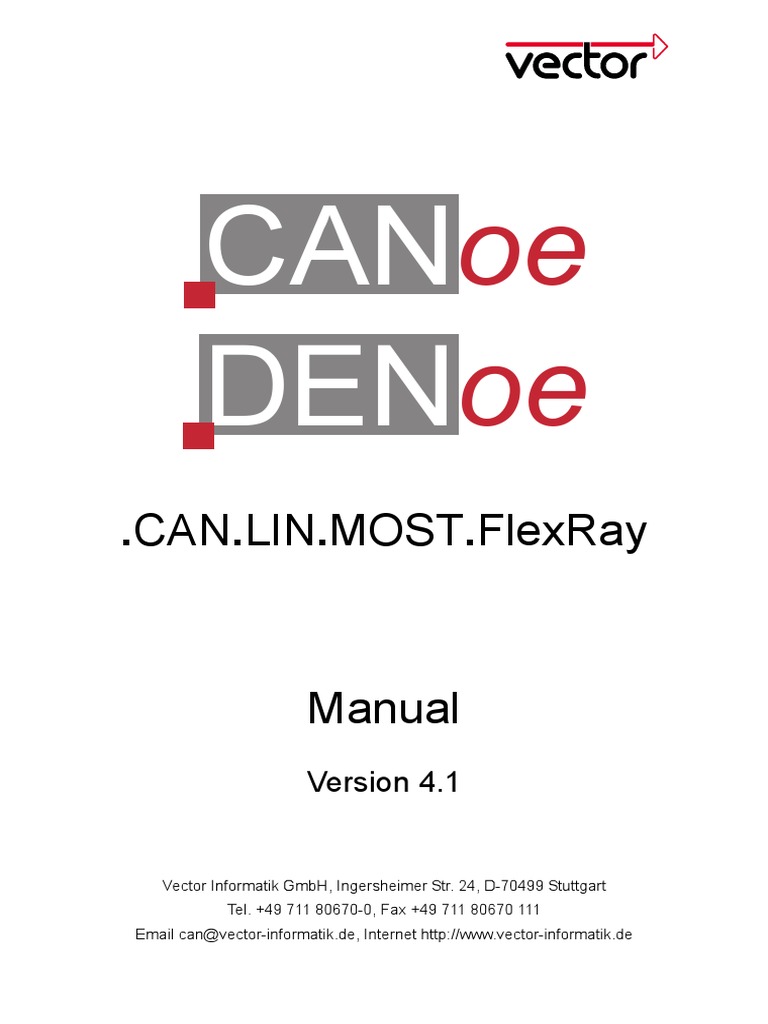 CANoe Manual en | PDF | Menu (Computing) | Simulation