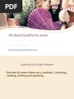 Strategy For Goethe A2 Exam | PDF