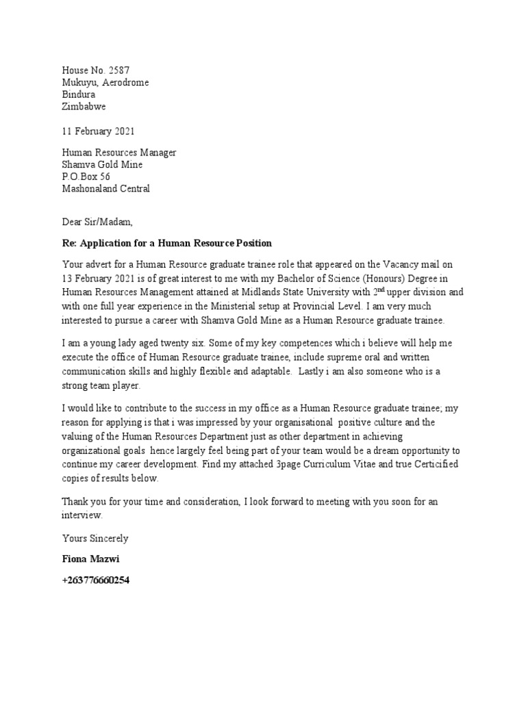 Shamva Gold Mine Application | PDF