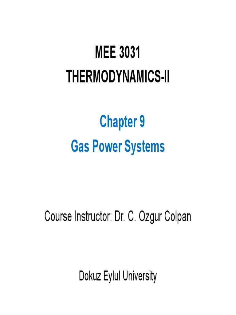 Chapter 9 | PDF | Internal Combustion Engine | Heat