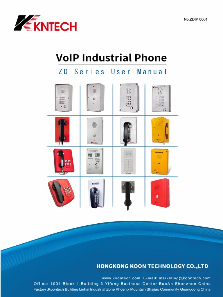 Voip Phone: ZD Series User Manual | PDF | Ip Address | Computer Network