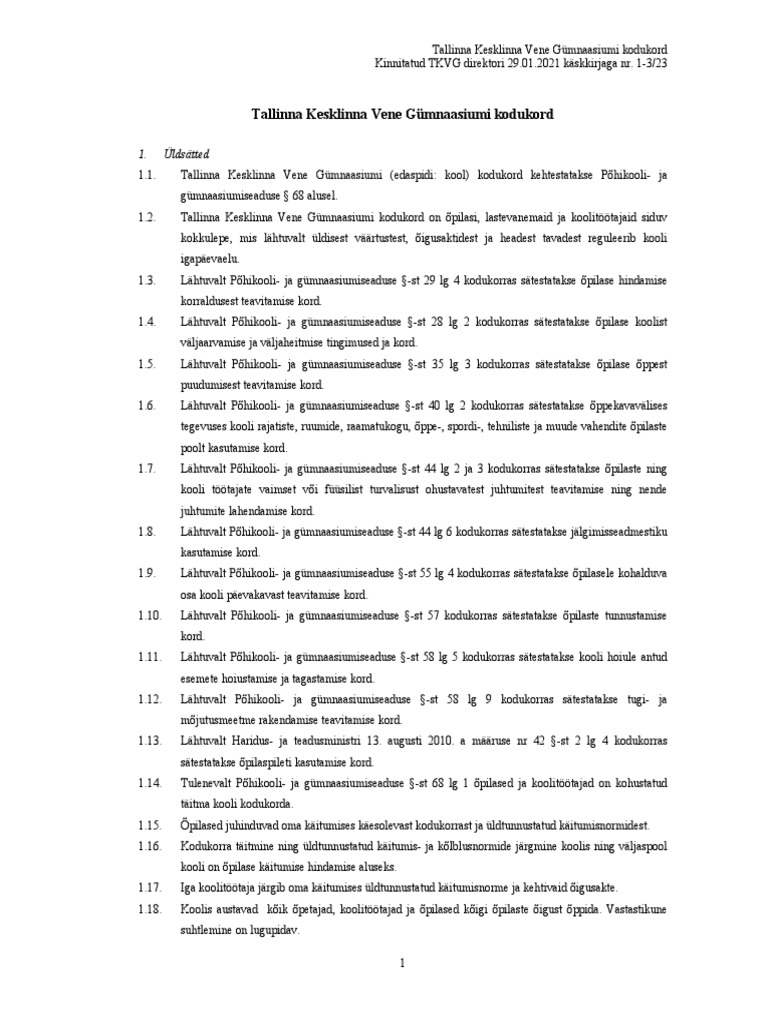 TKVG Kodukord Veebruar2021 | PDF