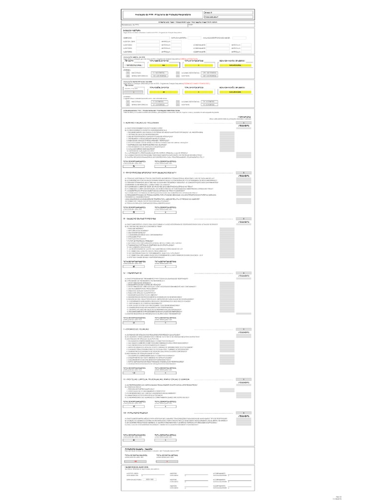Anexo 5 - Formulário Avaliação PPR | PDF