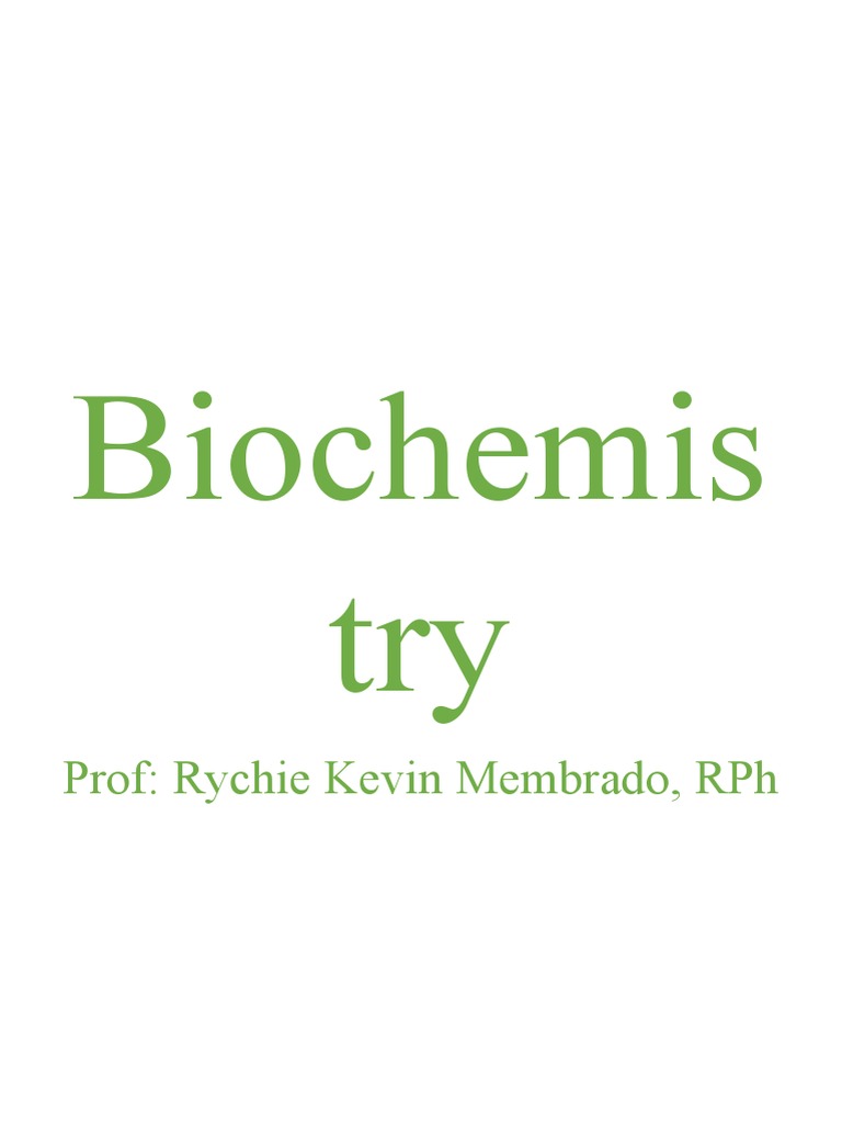 Biochemistry Prelims Notes | PDF | Carbohydrates | Glucose