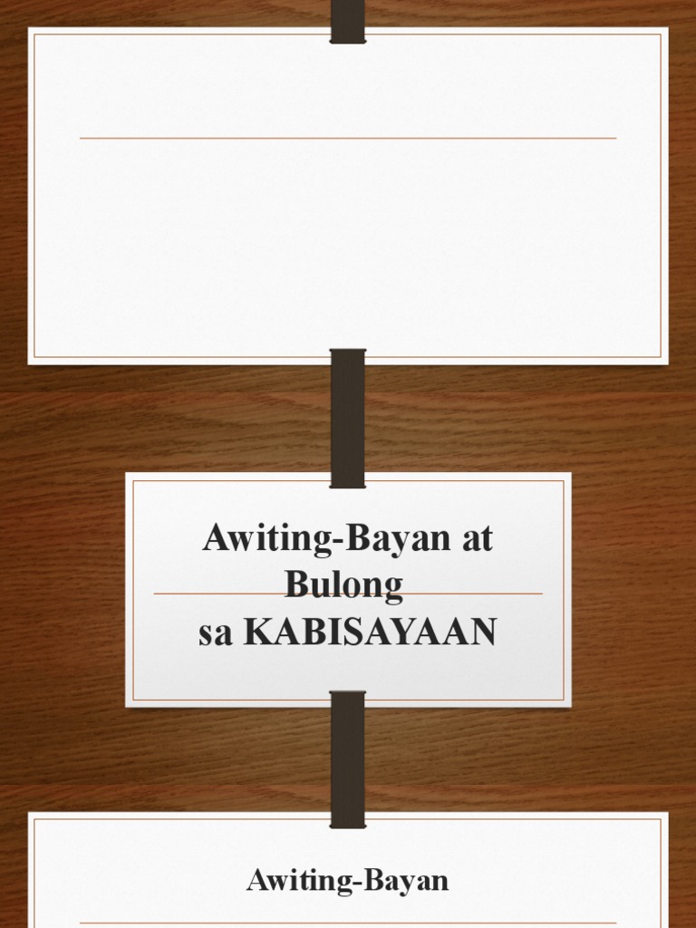 7 Awiting-Bayan-at-Bulong-Sa-KABISAYAAN | PDF