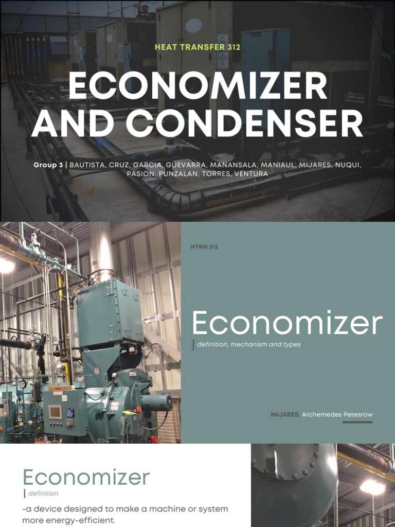 Economizer and Condenser | PDF | Heat Exchanger | Boiler