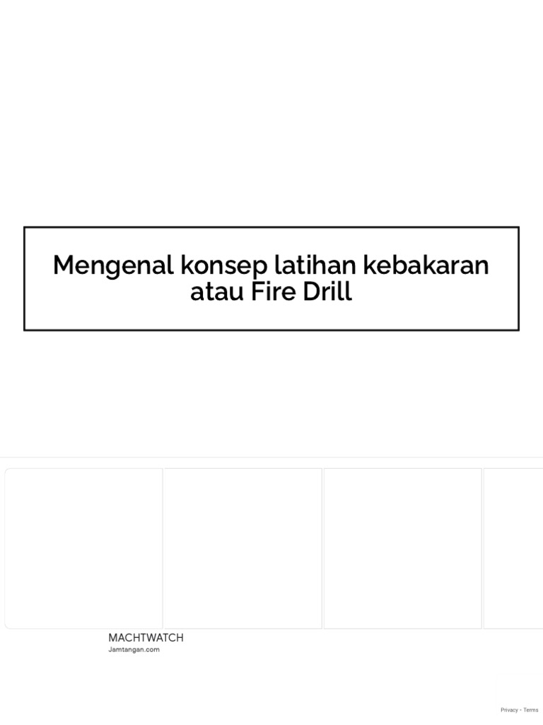 Panduan Fire Drill | PDF