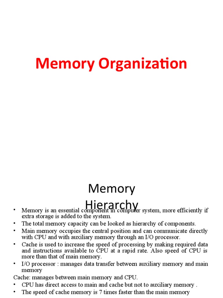 Understanding Computer Memory Hierarchy | PDF | Computer Data Storage | Solid State Drive