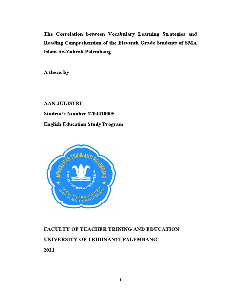 Skripsi Pecah Bab | PDF | Vocabulary | Reading Comprehension