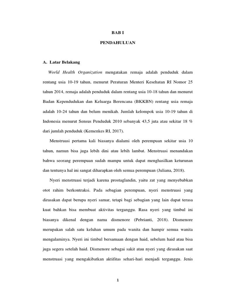 Dismenore Primer Dan Sekunder | PDF