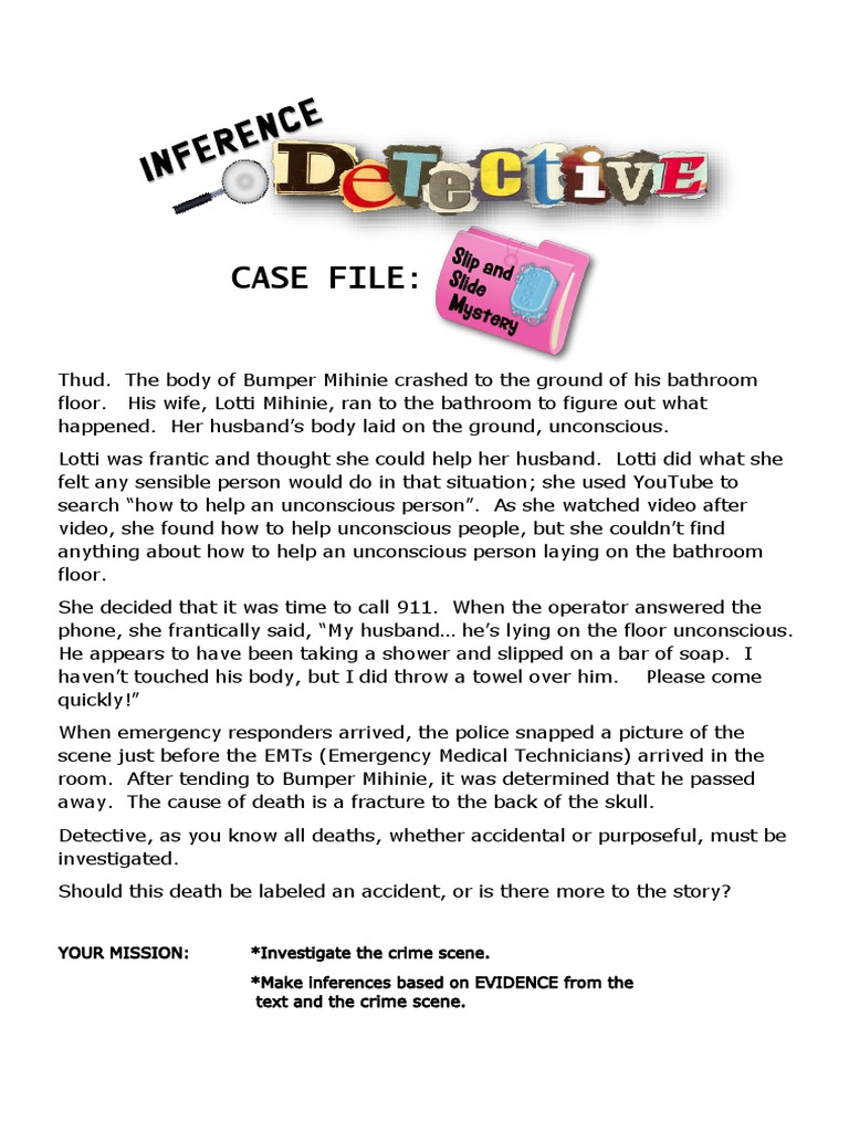 Slip & Slide Mystery Text | PDF | Evidence