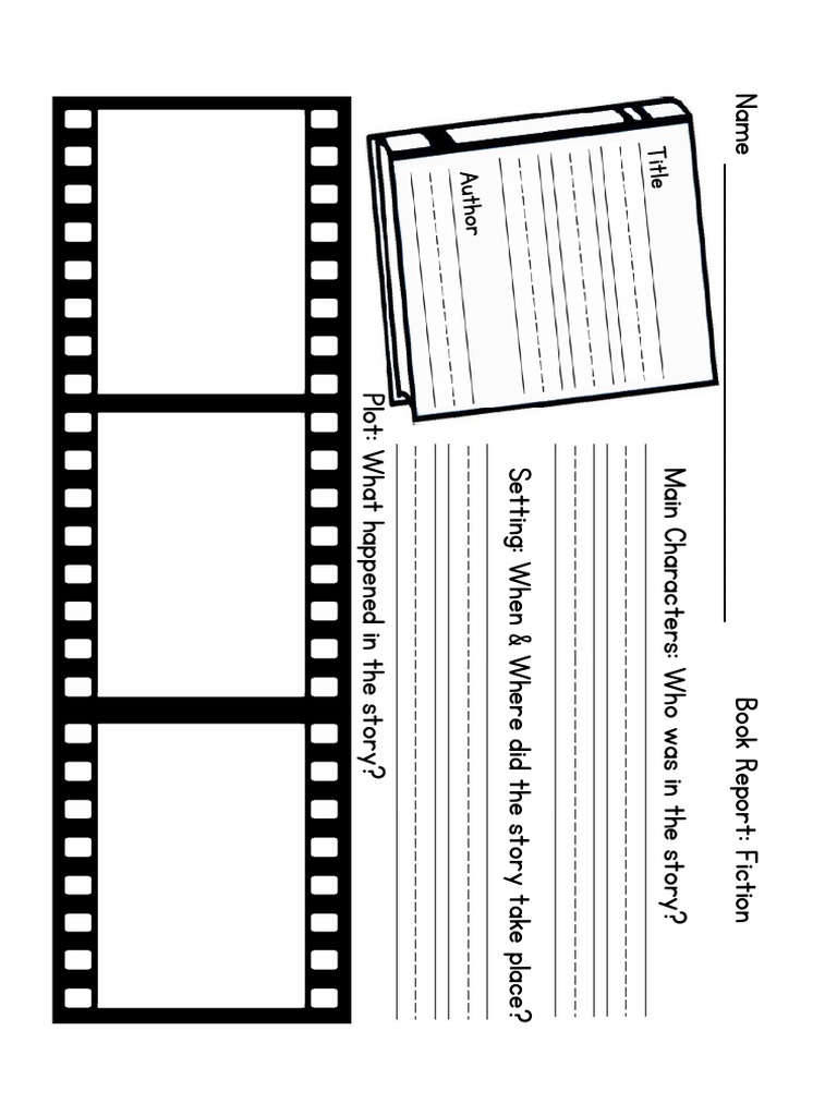 Book Report Template for Students | PDF