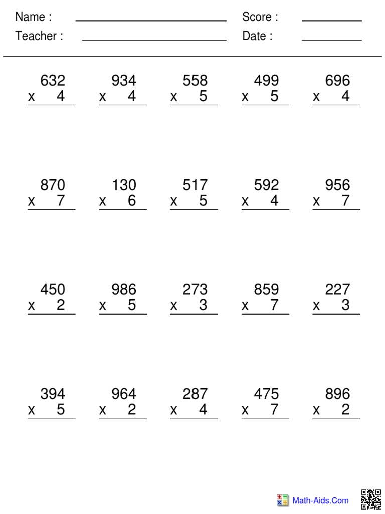 Circles Multiplication | PDF