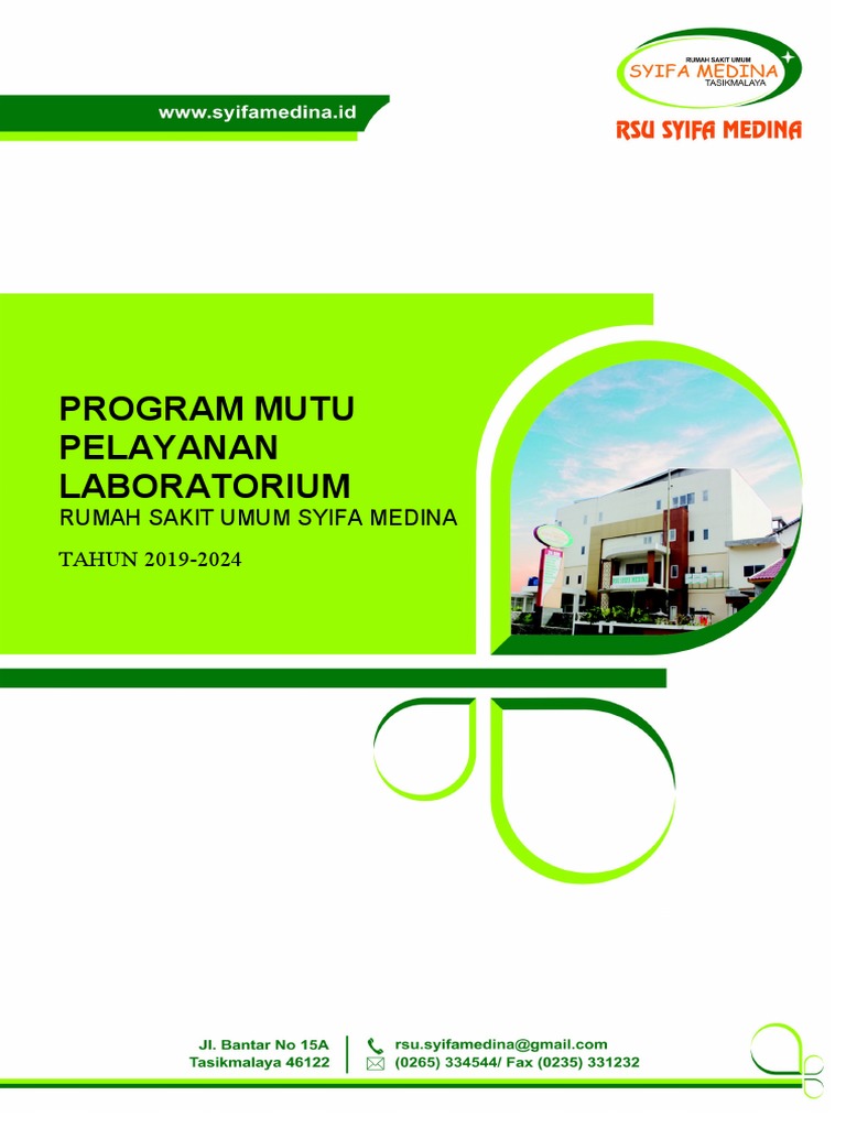 01 Sampul Program Mutu Pelayanan Laboratorium | PDF