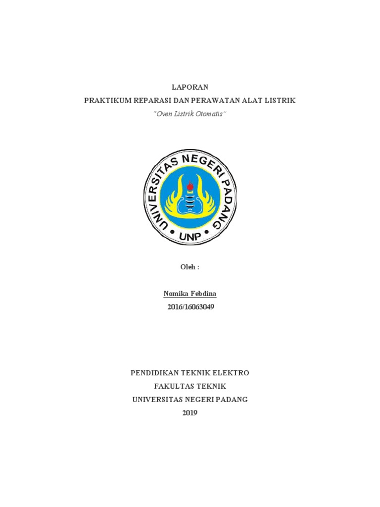 Lap. Oven Listrik Otomatis | PDF