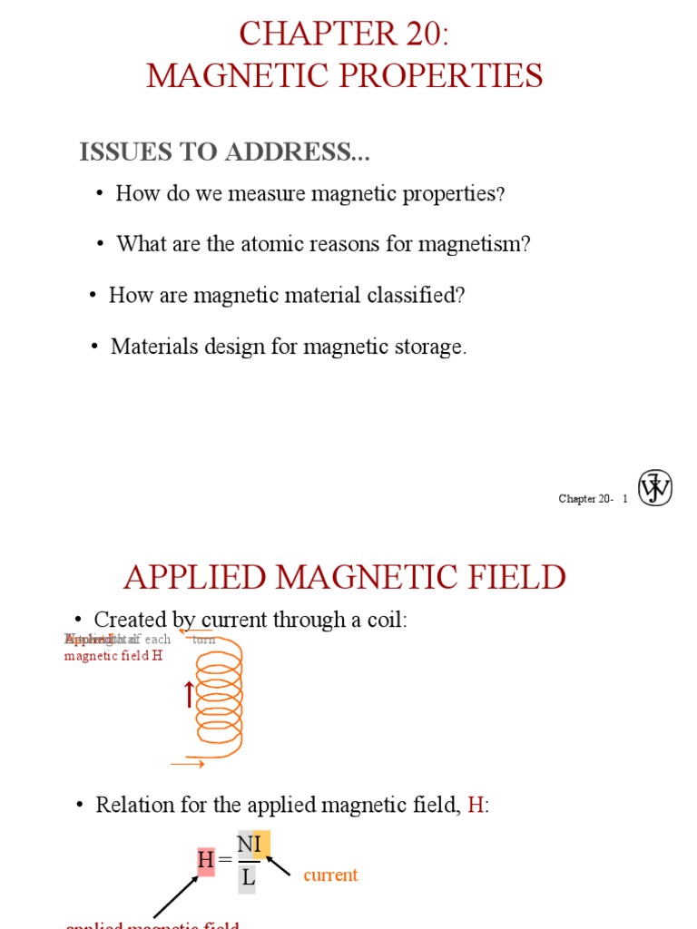 Chapter 20 Avi | PDF | Magnetism | Applied And Interdisciplinary Physics