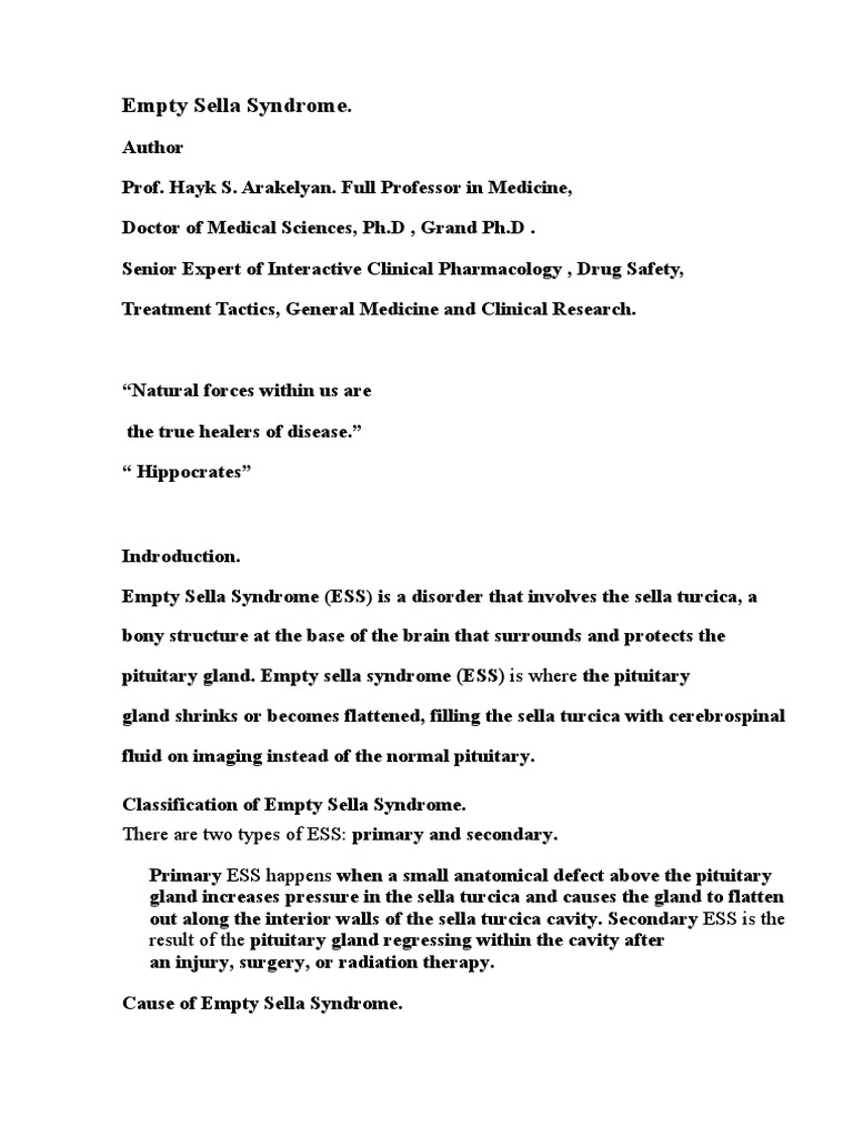 Empty Sell A Syndrome | PDF | Science & Mathematics