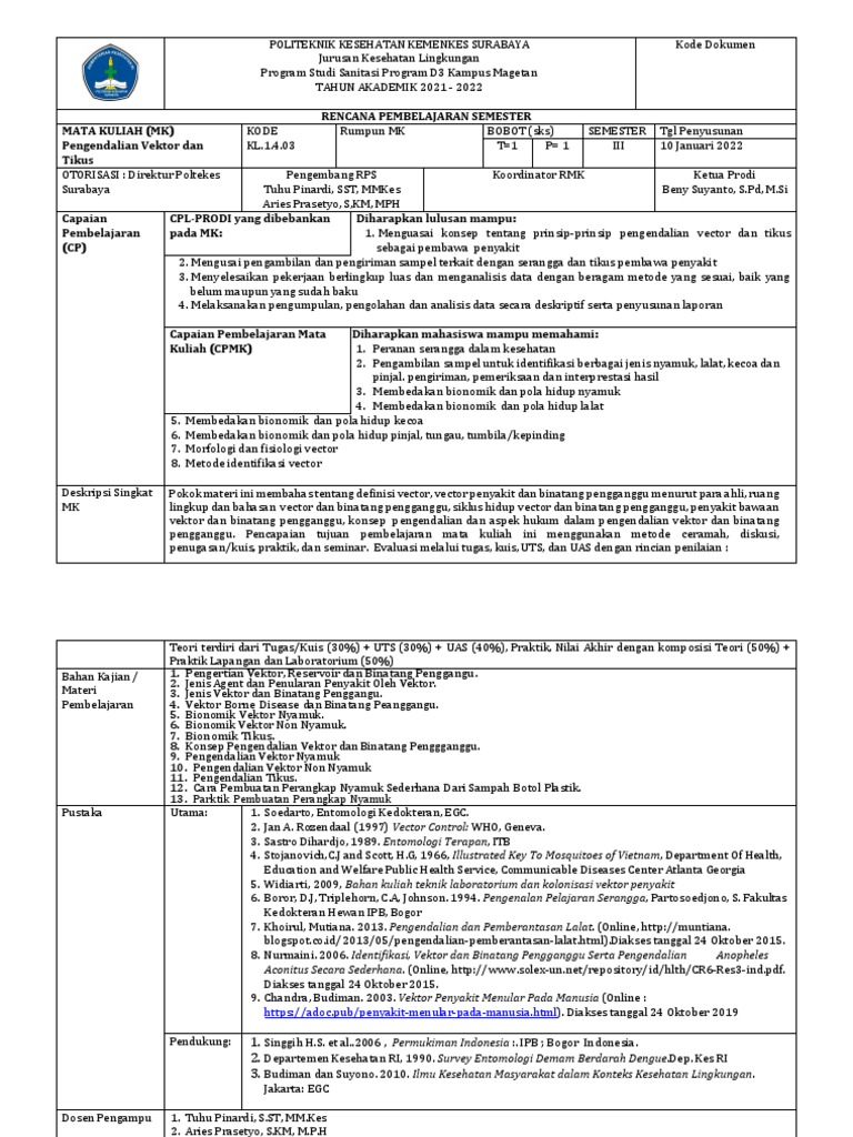 RPS PVBP 2021-2022 | PDF