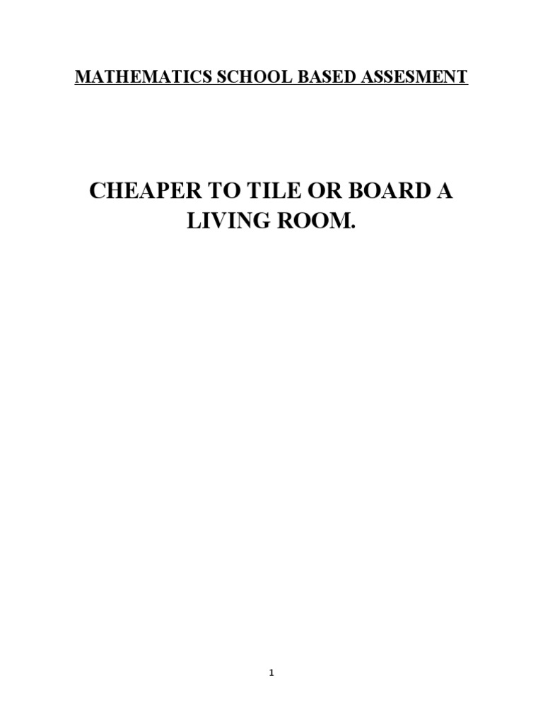 Mathematics Sba | PDF | Computing