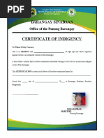 Barangay ID Application Form Template | PDF | Law