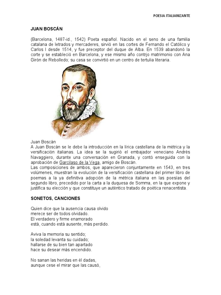 Juan Boscán | PDF