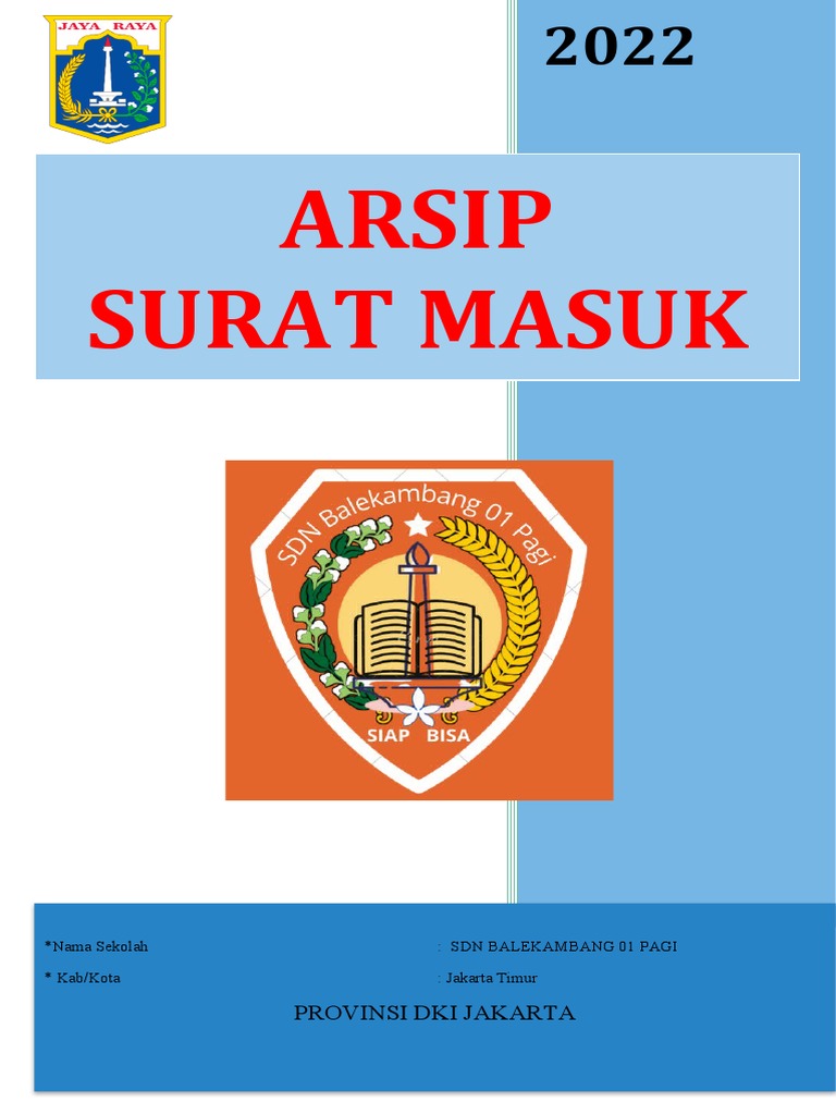 Cover SUrat Masuk | PDF