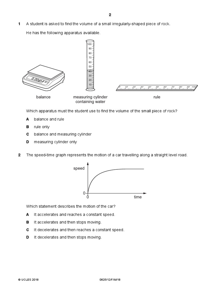 f2 Paper 2 Physics Term 3 Practise | PDF | Waves | Density